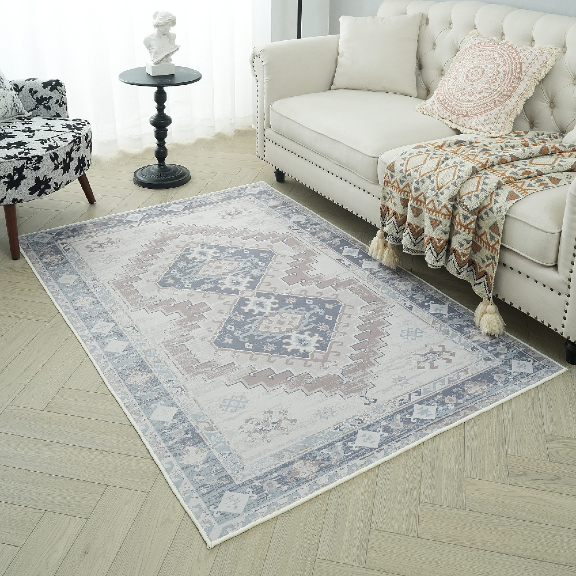 Χαλί 4 Εποχών με σχέδιο Αντιολισθητικό 120x180cm -120 - -120